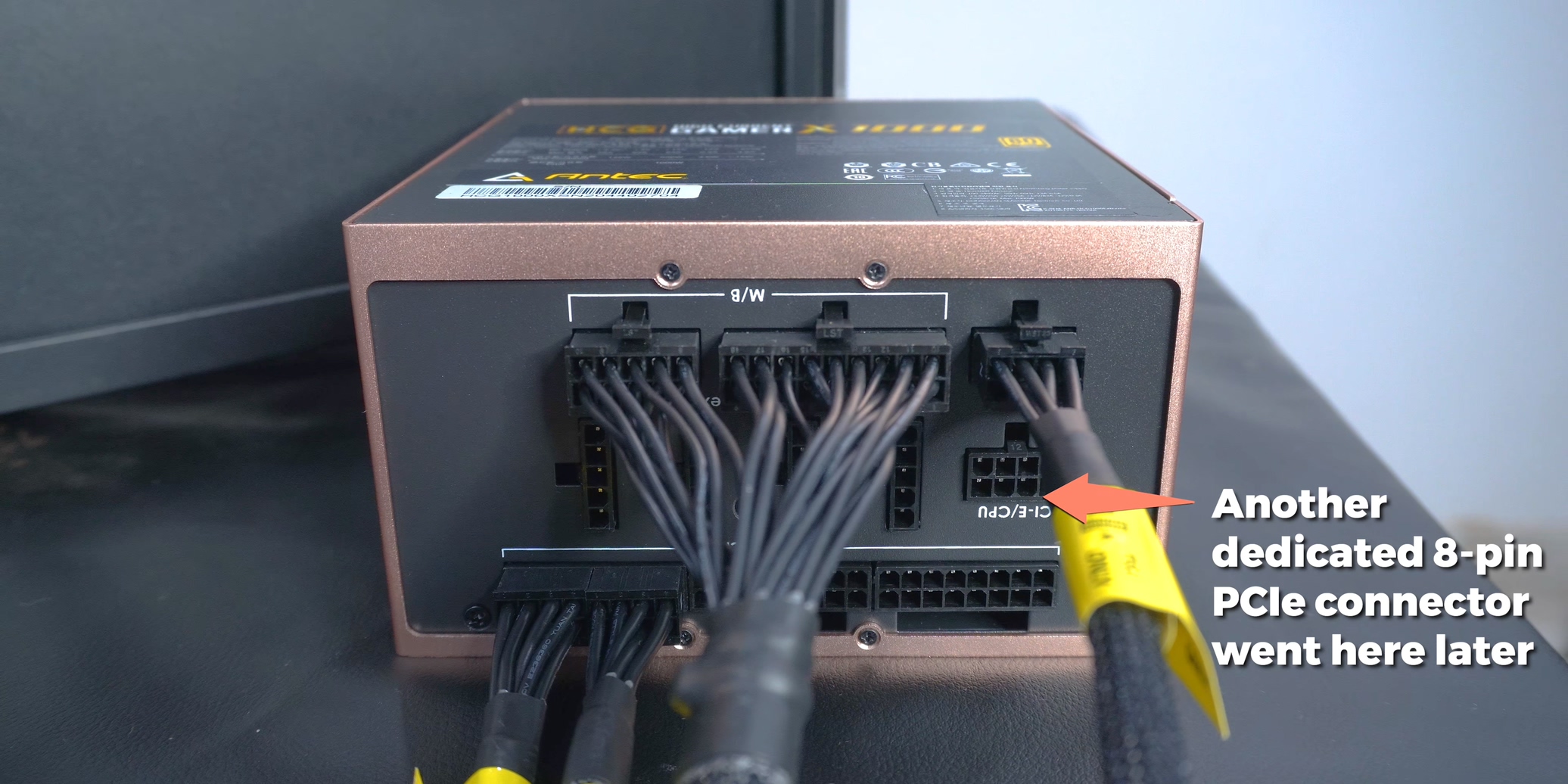 How to install a modular Power Supply ft. Antec 1000 HCG Extreme - Mr MuBot